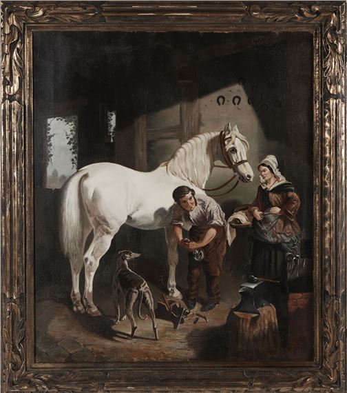 John Frederick Herring Sr. | THE VILLAGE BLACKSMITH (After John ...