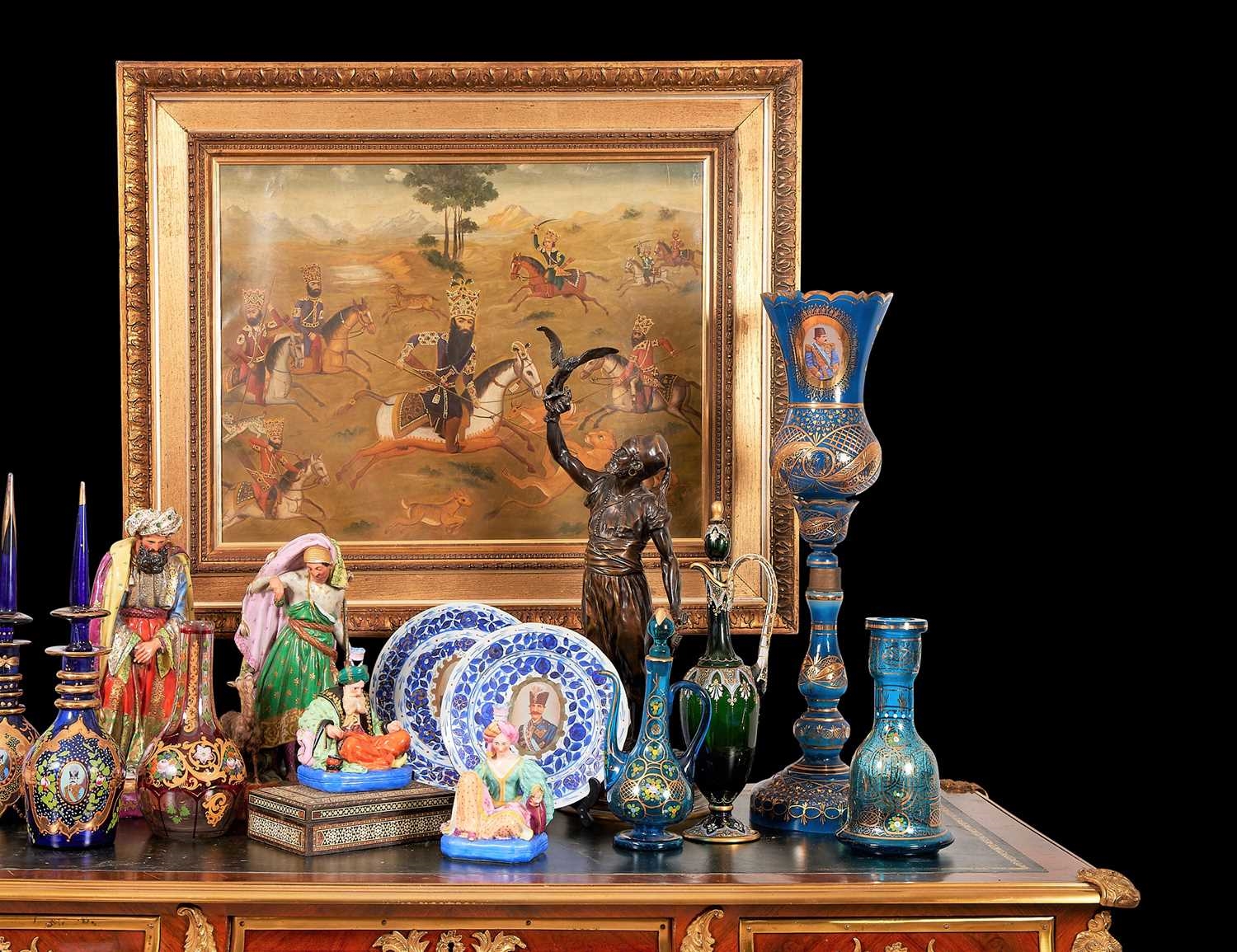 Persian School, 19th Century | A QAJAR DYNASTY PAINTING OF FATH-ALI ...