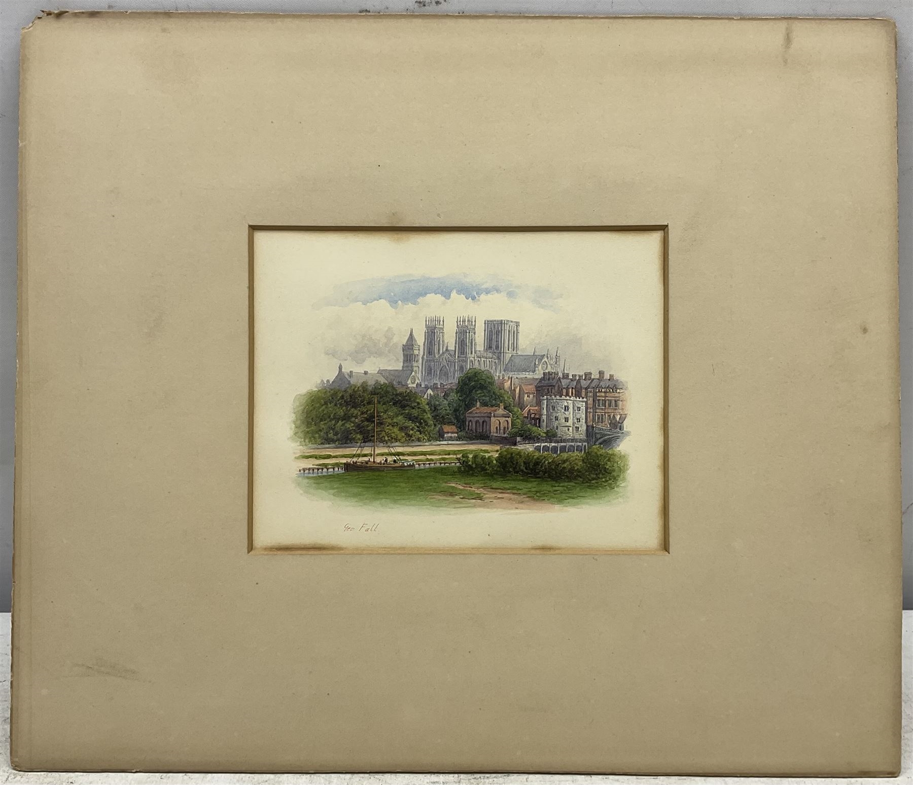 George Fall | Lendal Tower and York Minster | MutualArt