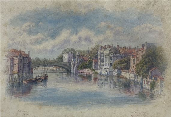 George Fall | Lendal Bridge and Guildhall York | MutualArt