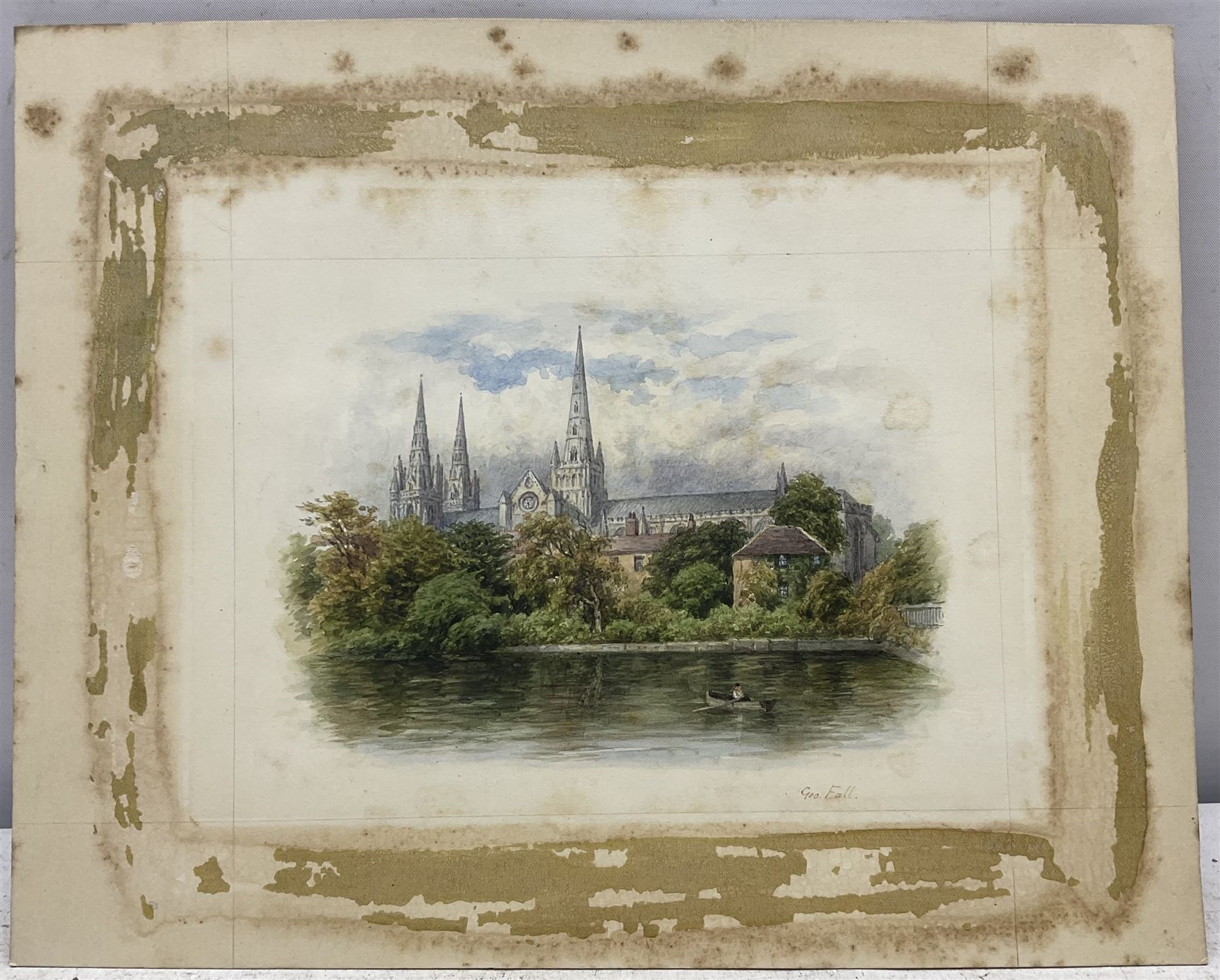 George Fall | Lichfield Cathedral from the South-East | MutualArt
