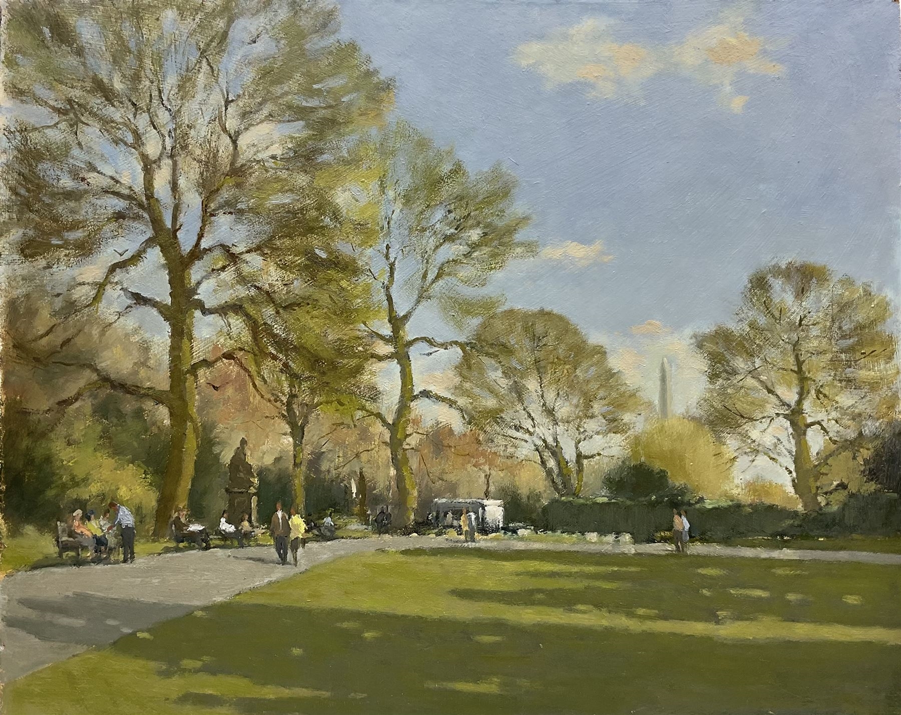 William Burns | Victoria Embankment Gardens - Spring | MutualArt