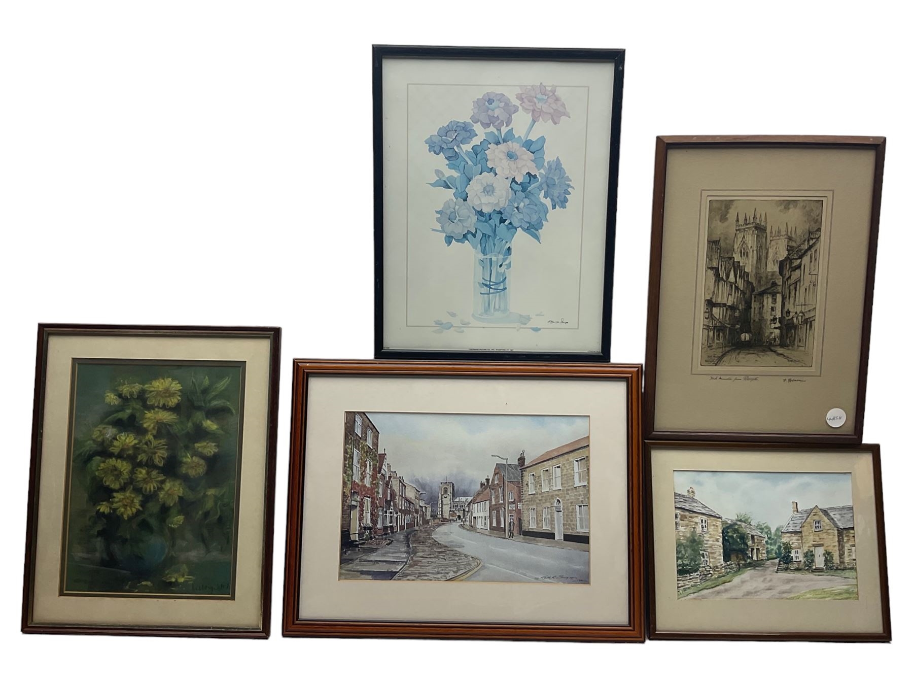 Featherstone Robson | ‘York Minster from Petergate’ etching signed in ...