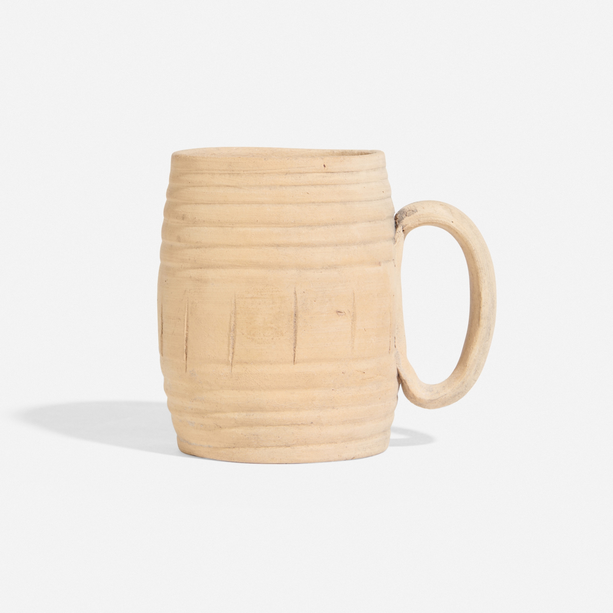 George Ohr | Barrel mug (1898 - 1910) | MutualArt