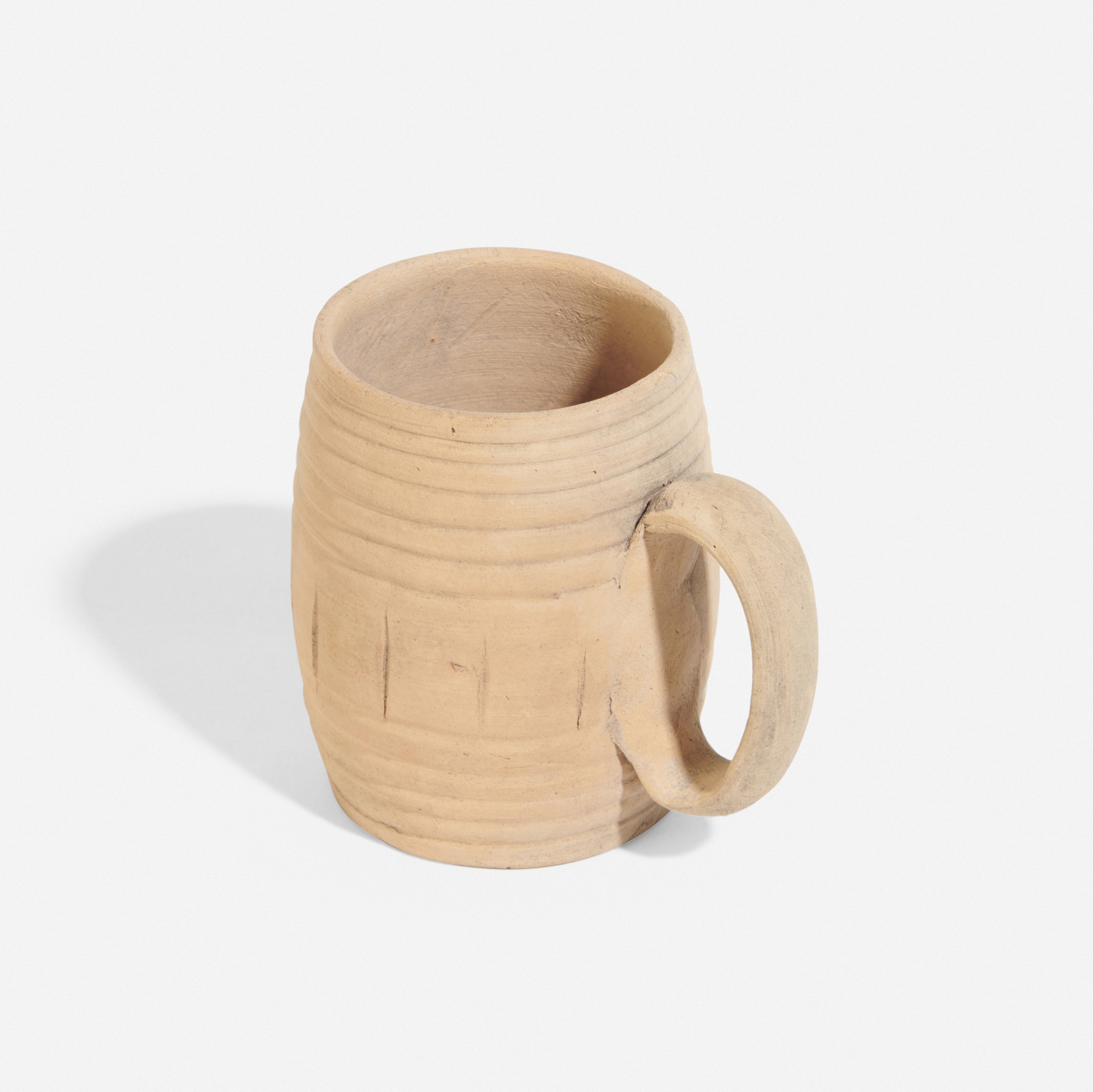 George Ohr | Barrel mug (1898 - 1910) | MutualArt