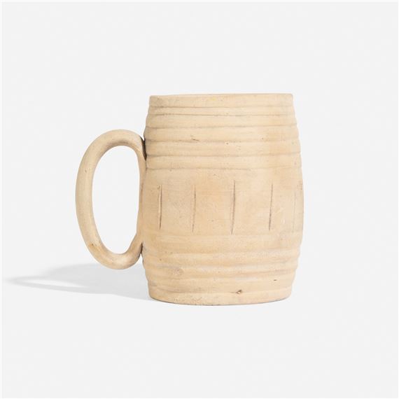 George Ohr | Barrel mug (1898 - 1910) | MutualArt