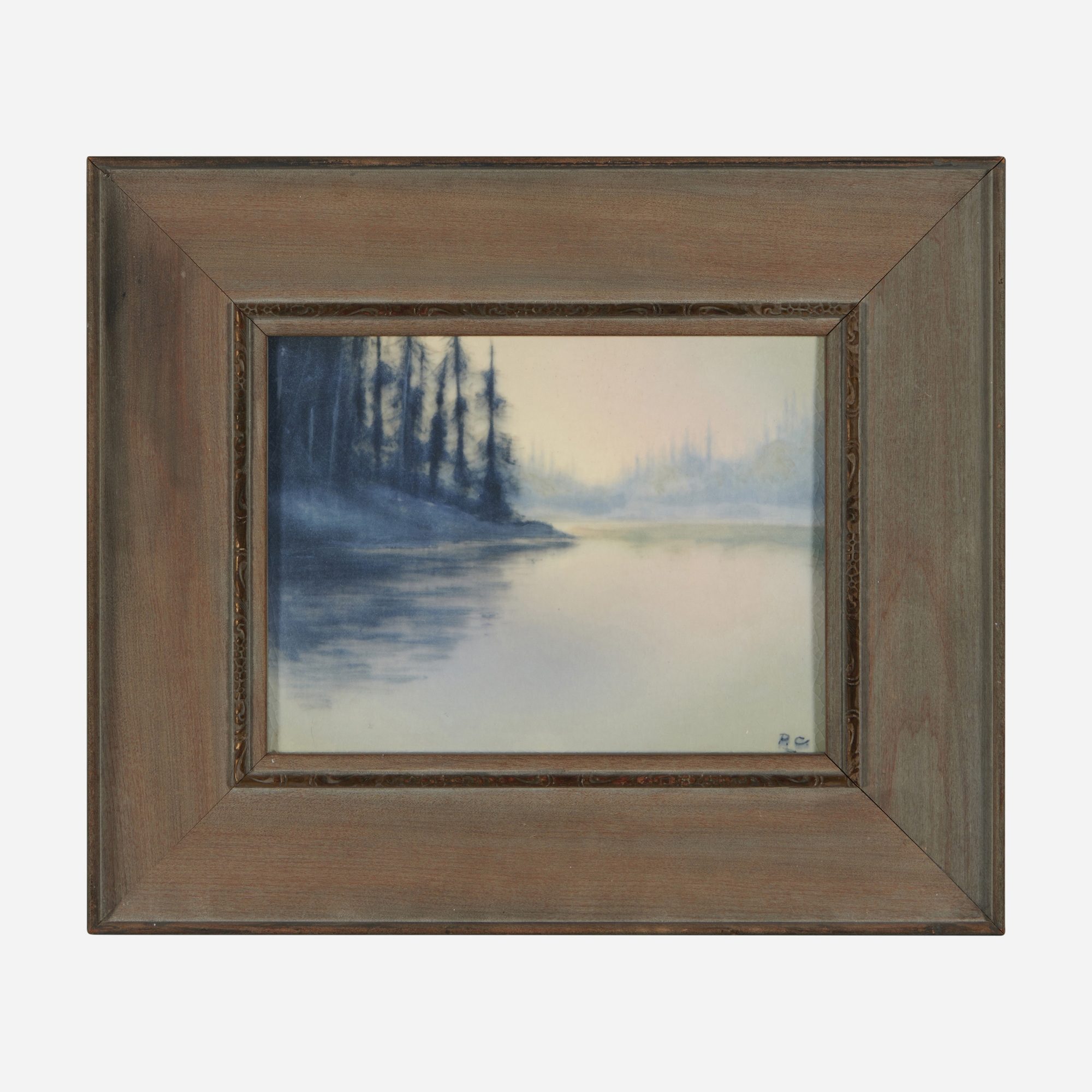 Patti Rose Conant | A Northern Lake (Scenic Vellum plaque) (1916 ...