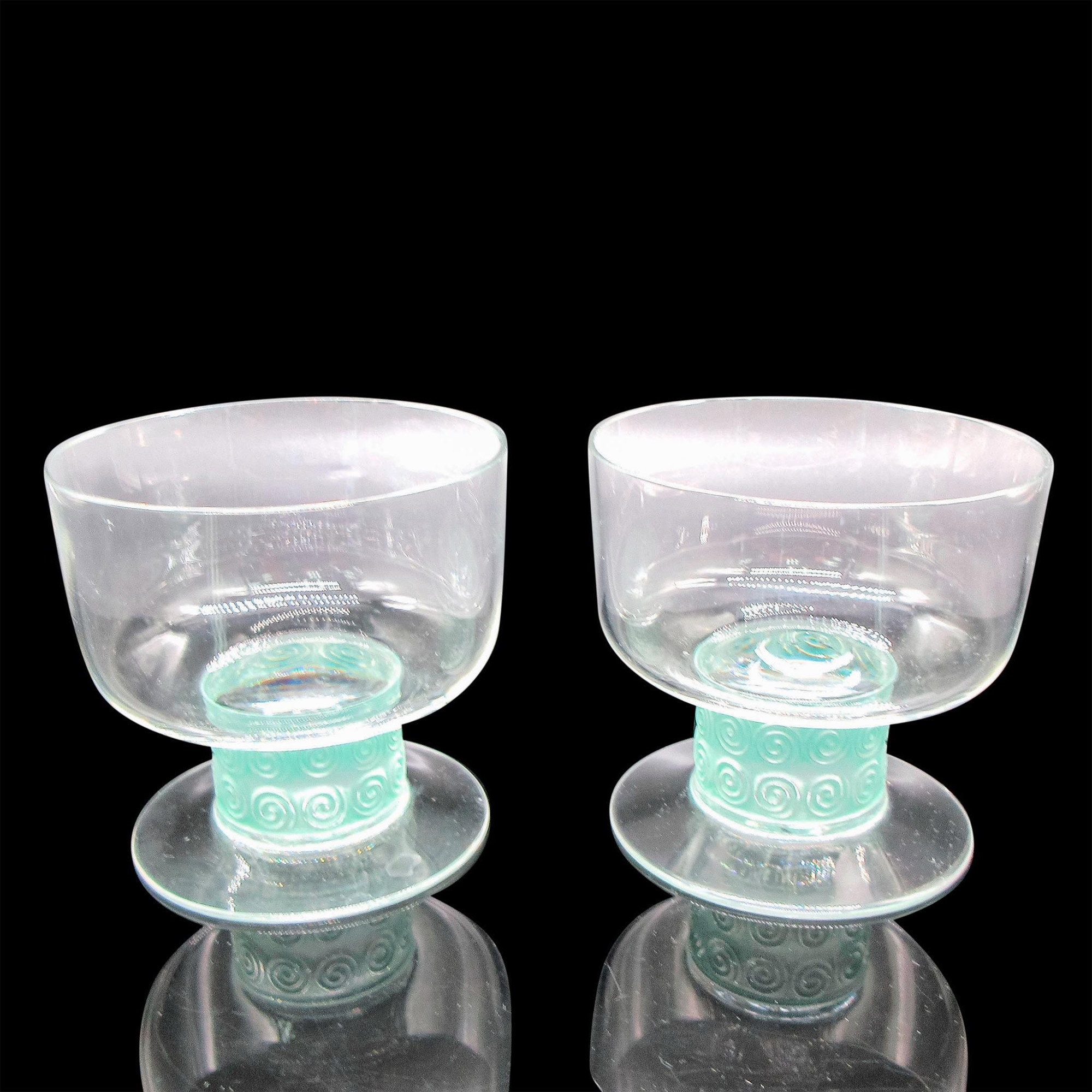 René Lalique | Crystal Stem Ware Glasses, Chinon (1930) | MutualArt