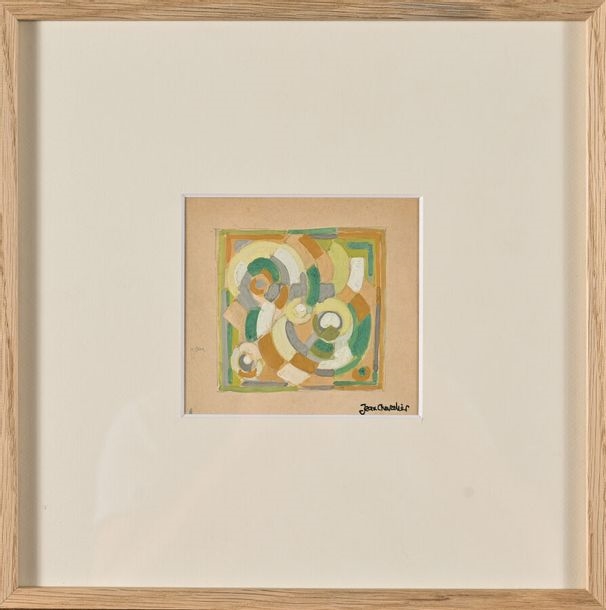 Jean Chevalier | Abstract composition (1943) | MutualArt