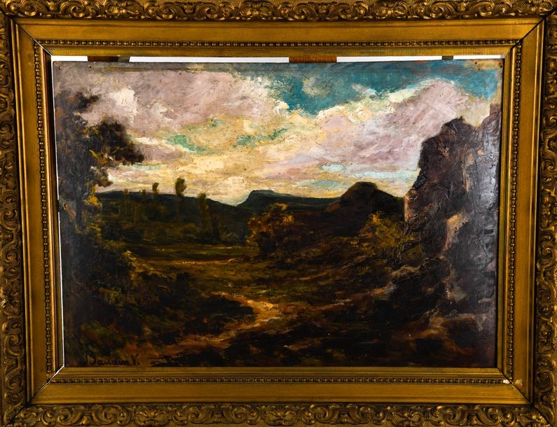 Valentin Baudin | Paysage nuageux | MutualArt