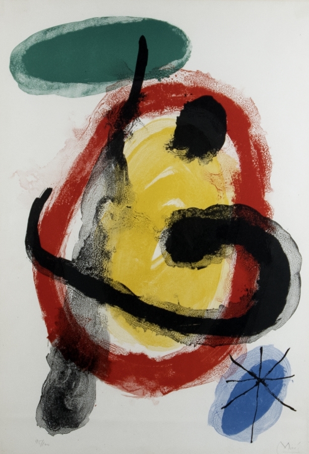Joan Miró | Derrière le miroir 379 (1983) | MutualArt