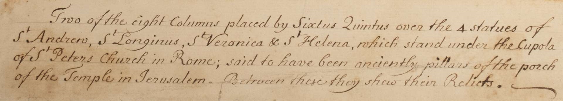 Florentine School, 17th Century | A design for two Solomonic columns ...