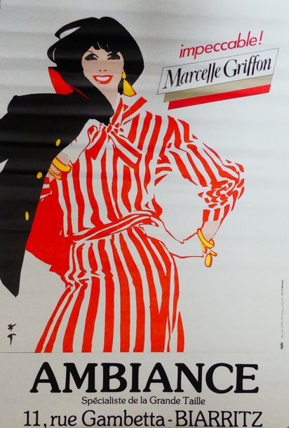 René Gruau | MARCELLE GRIFFON Two offset posters - | MutualArt