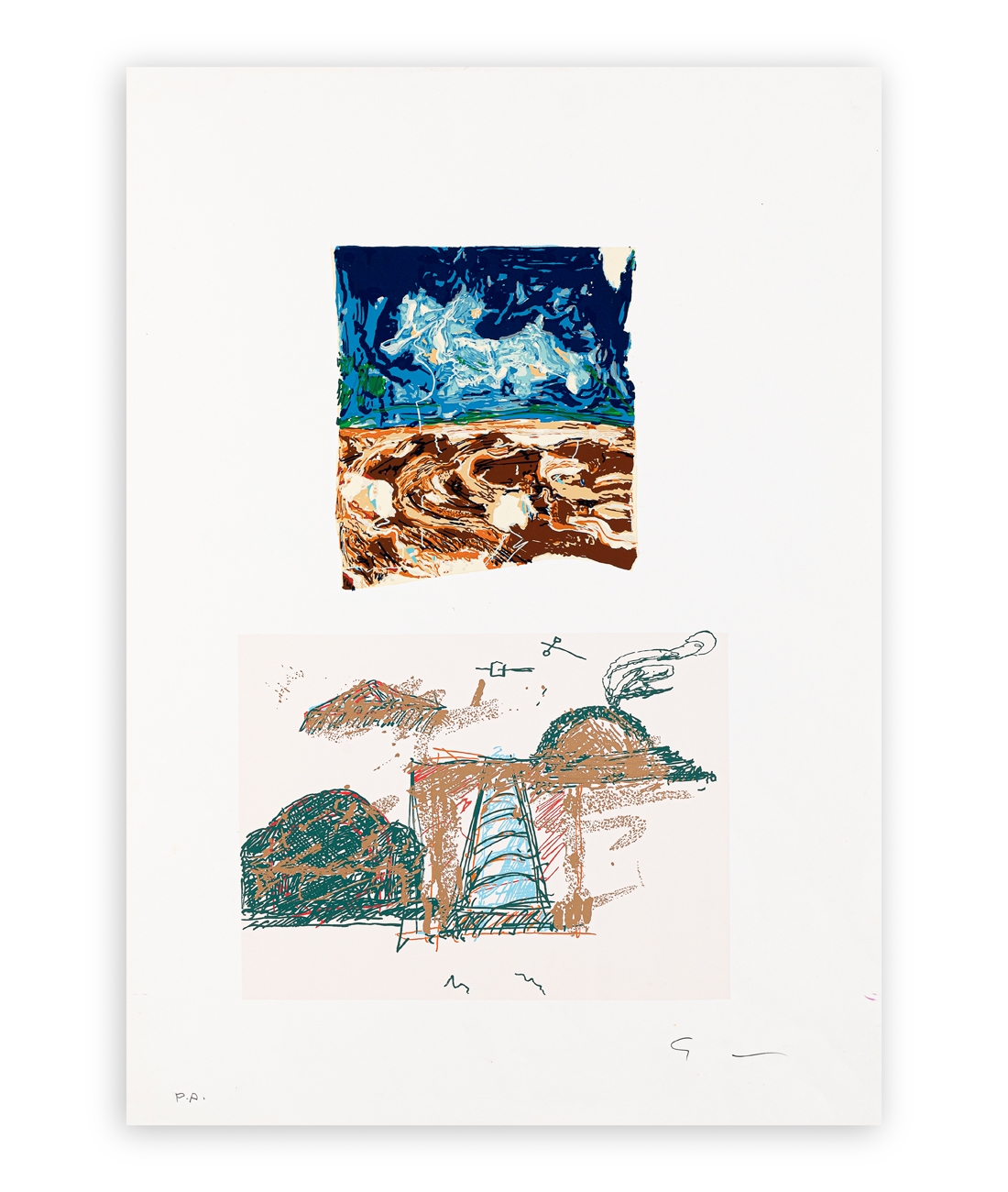 Mario Schifano | Inventario di segni… | MutualArt