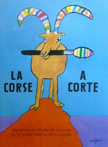 Raymond Savignac | Exhibition at the Musée de la Corse.LA CORSE À CORTE ...