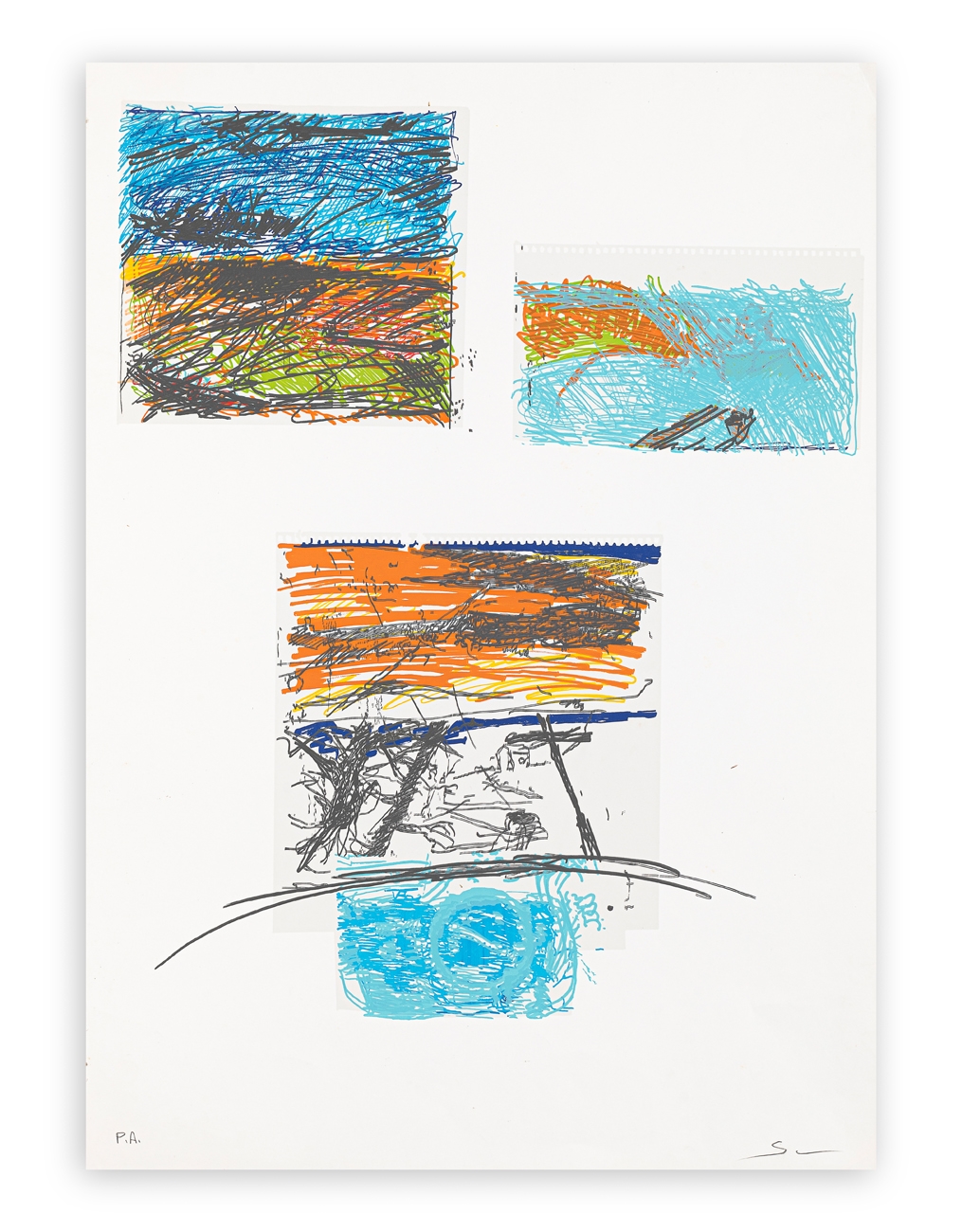 Mario Schifano | Inventario di segni… | MutualArt