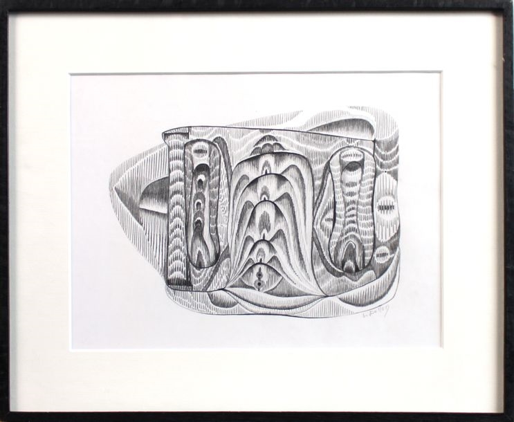 Louis Bellon | Louis BELLON (1909-1998) Surrealist composition... - Lot ...