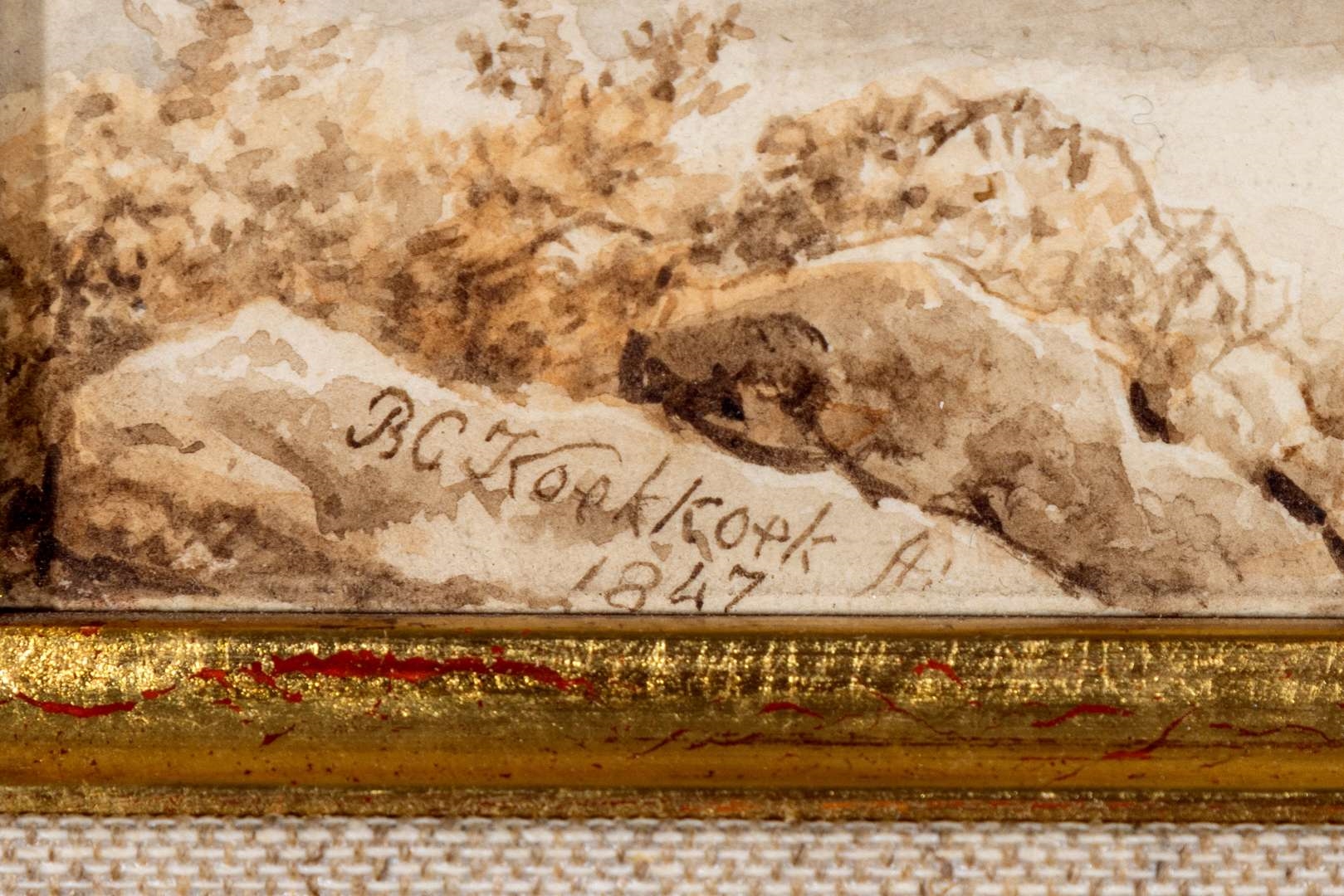 Barend Cornelis Koekkoek | Harvesting the hay | MutualArt