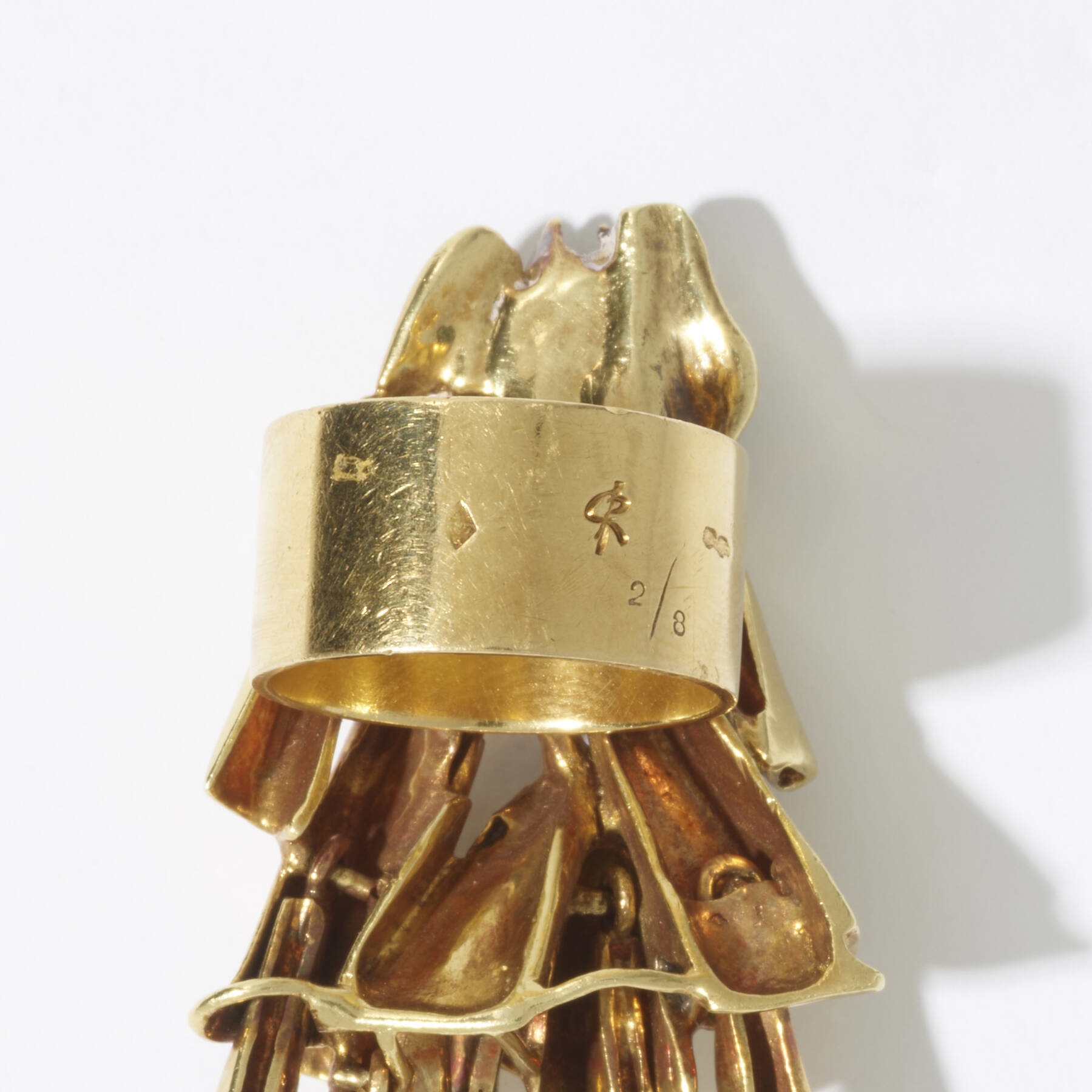 Barbara Chase-Riboud | Gold articulated ring (1939) | MutualArt