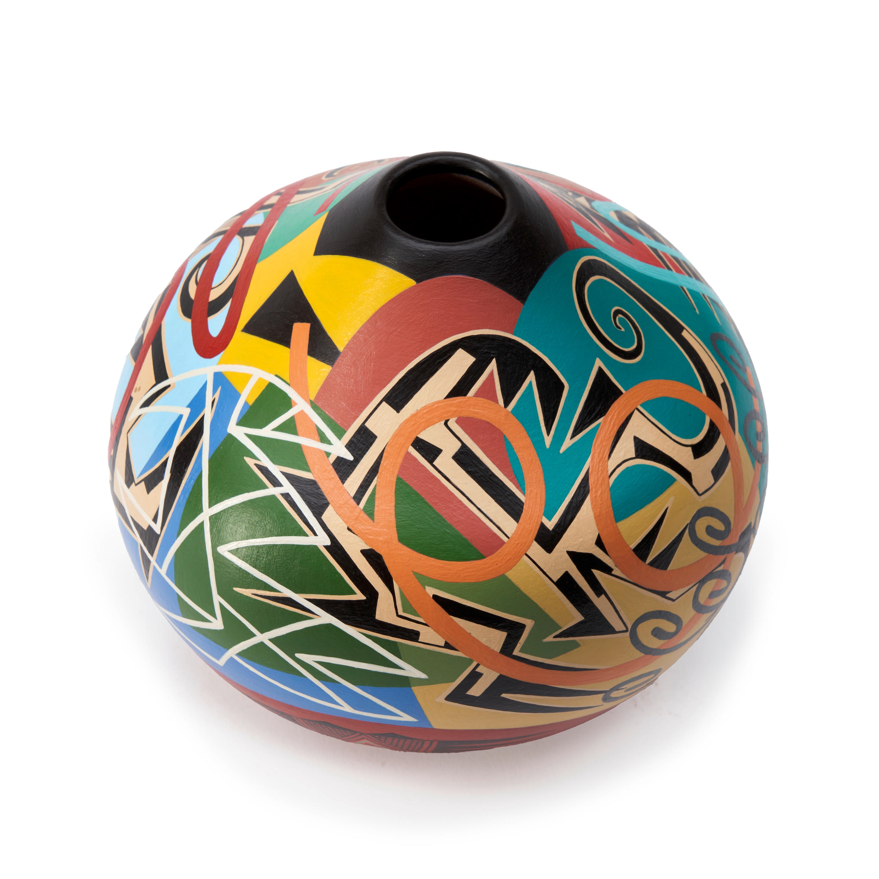 Les Namingha | A Les Namingha polychrome jar (2019) | MutualArt