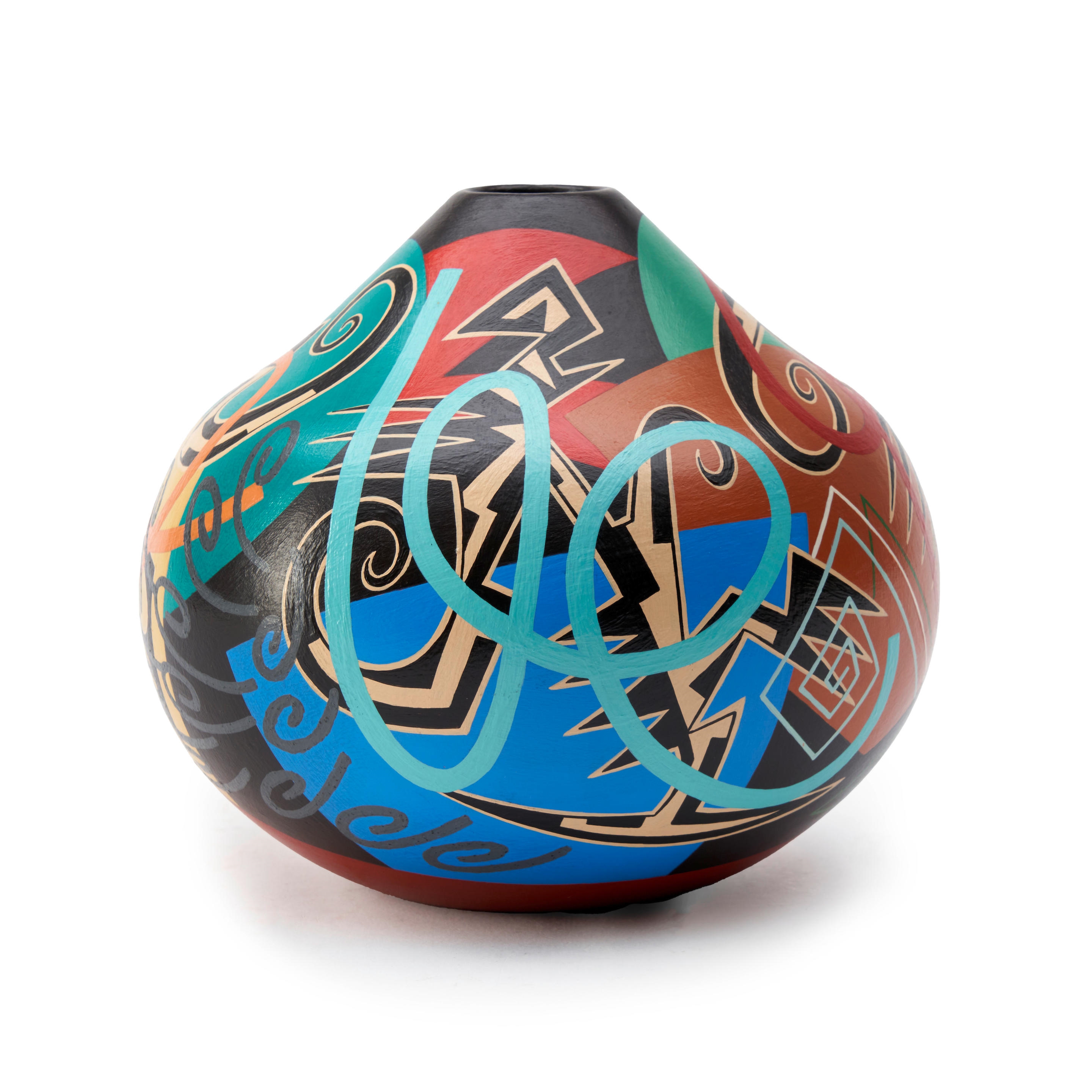 Les Namingha | A Les Namingha polychrome jar (2019) | MutualArt