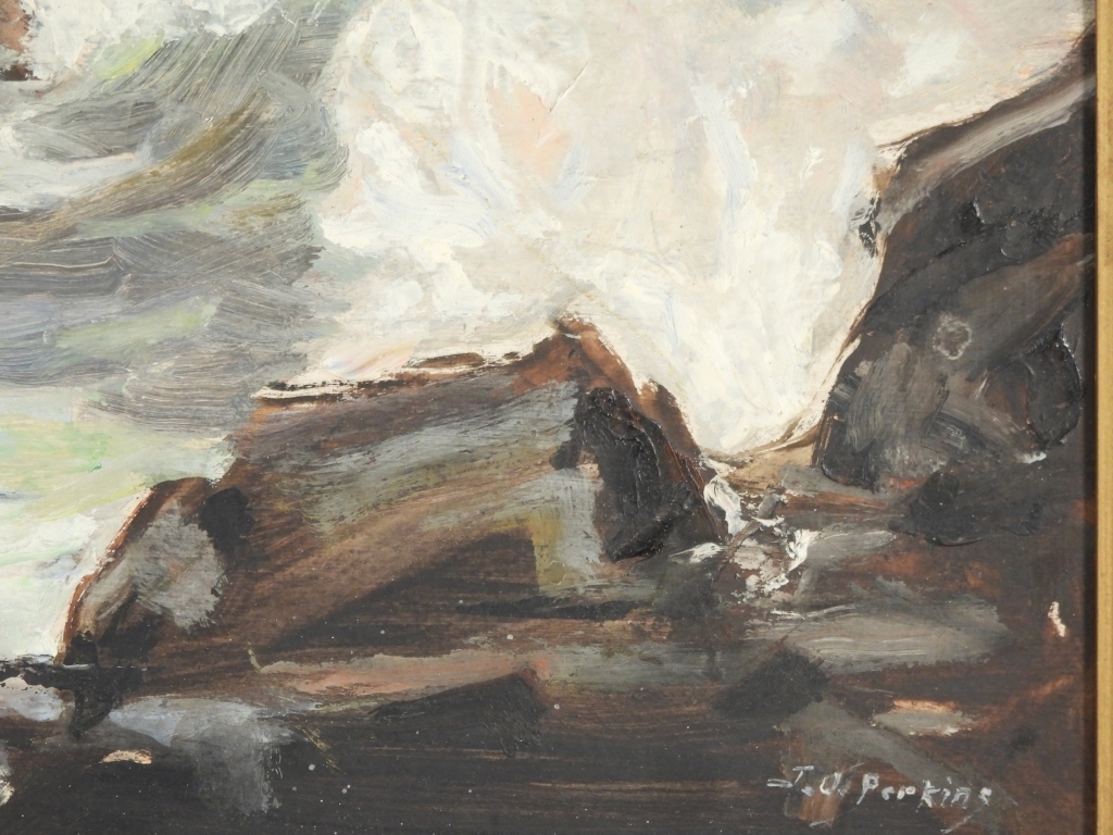 John Ure Perkins | PR John Ure Perkins Ocean Seascape Paintings (1875 ...