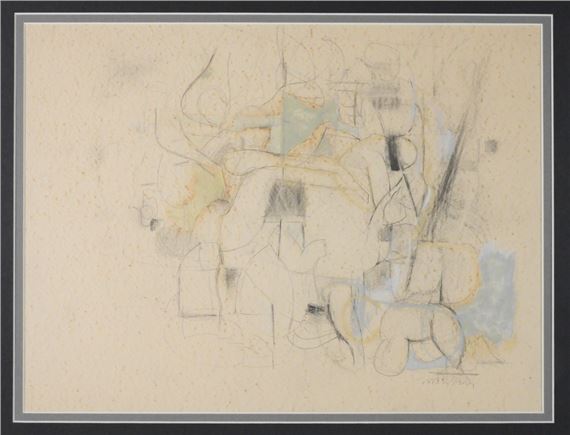 Jack Massey | Jack Massey Abstract Pencil Illustration Drawing (1925 ...