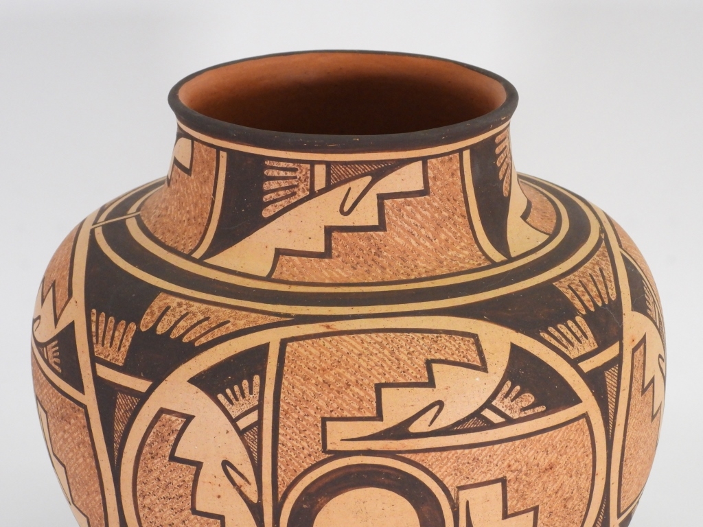 Randy Nahohai | Randy Nahohai Zuni Pottery Vessel (1990) | MutualArt