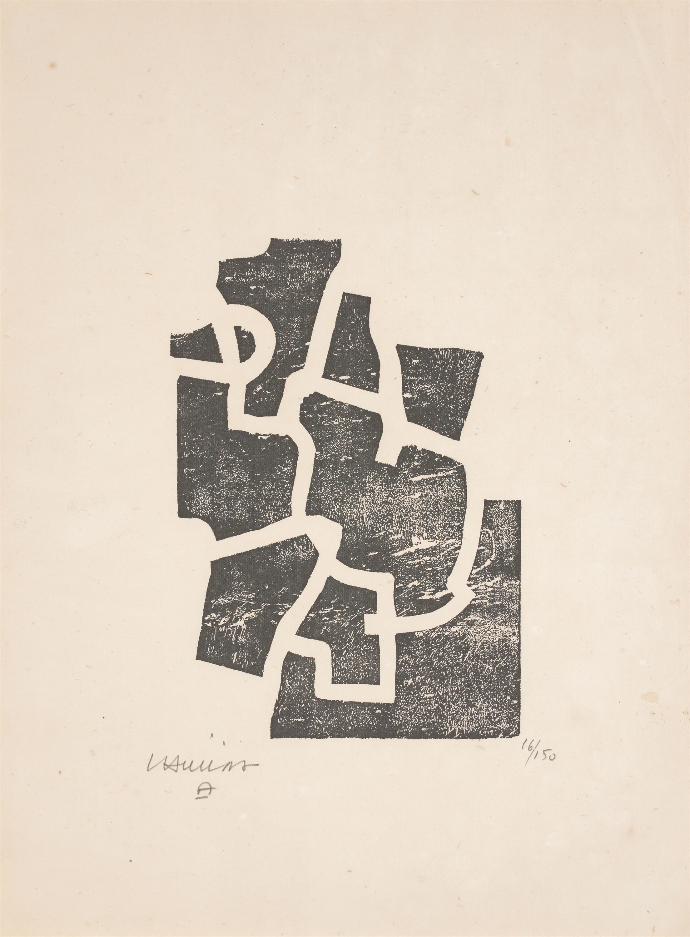 Eduardo Chillida | ”Sakondu”. (1968) | MutualArt