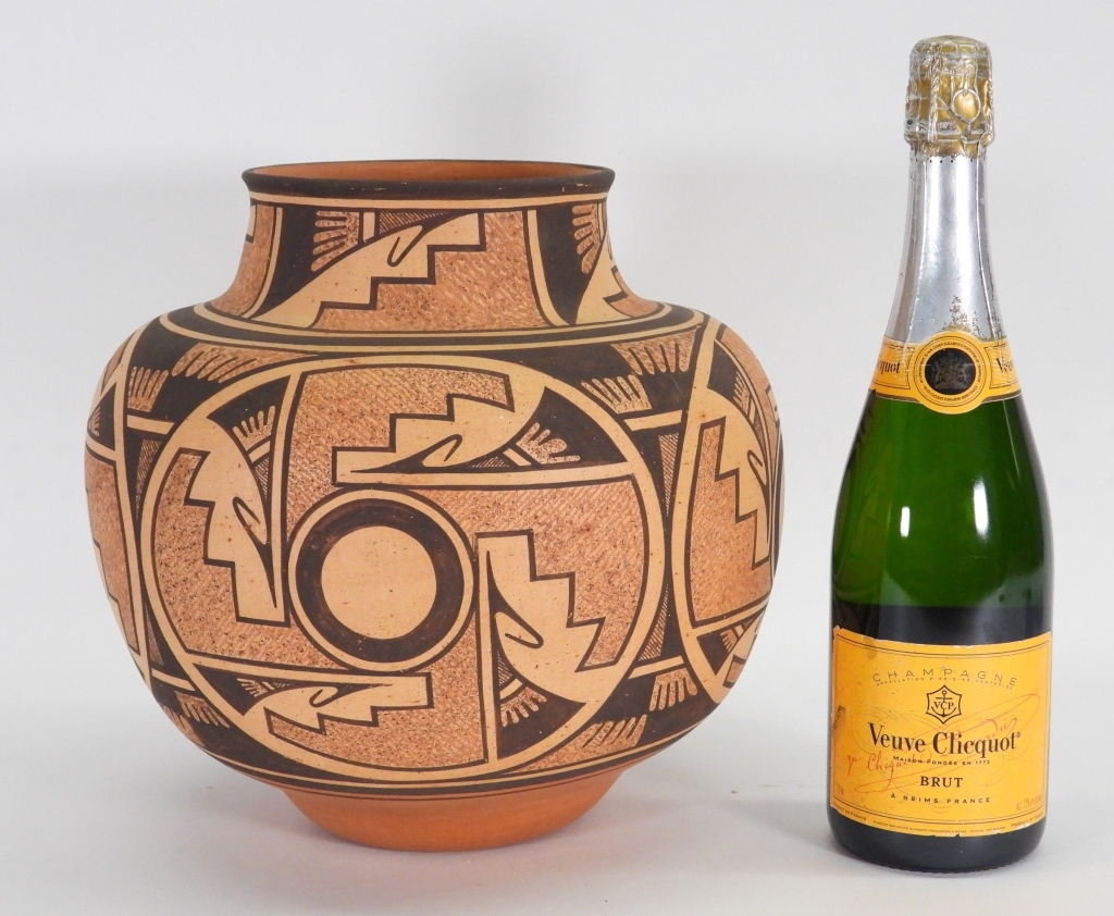 Randy Nahohai | Randy Nahohai Zuni Pottery Vessel (1990) | MutualArt