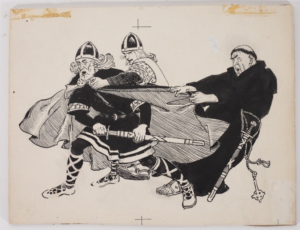 Frederick Trench Chapman | 5PC Frederick T. Chapman Illustration Art ...