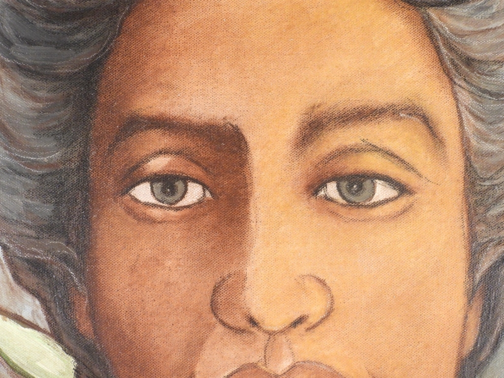 Allen Akina | Allen Akina Portrait of a Hawaiian Woman Painting | MutualArt