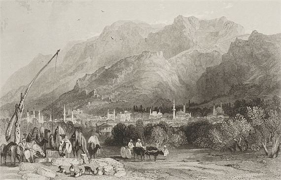J. C. Bentley | Magnesia und der Berg Sipylos (1838) | MutualArt