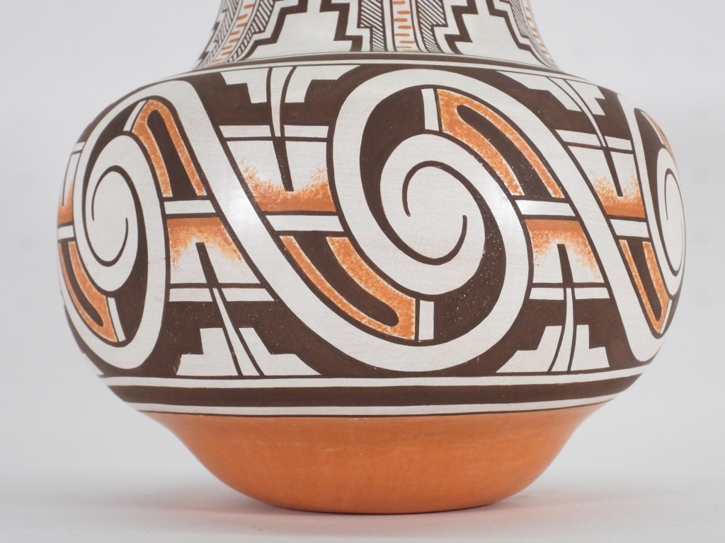 Randy Nahohai | Randy Nahohai Rainbird Zuni Pottery Jar | MutualArt