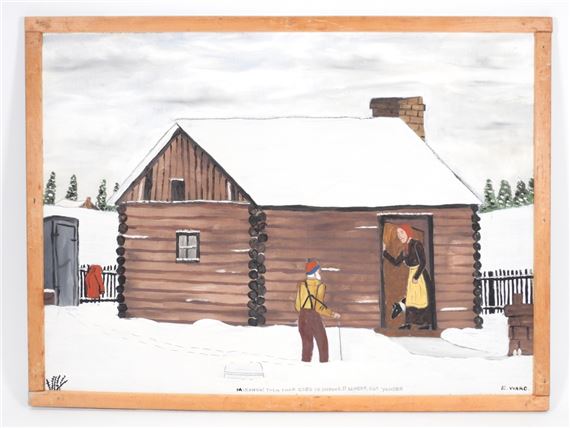 Essie Treat Ward | Essie Ward Folk Art Genre Painting | MutualArt