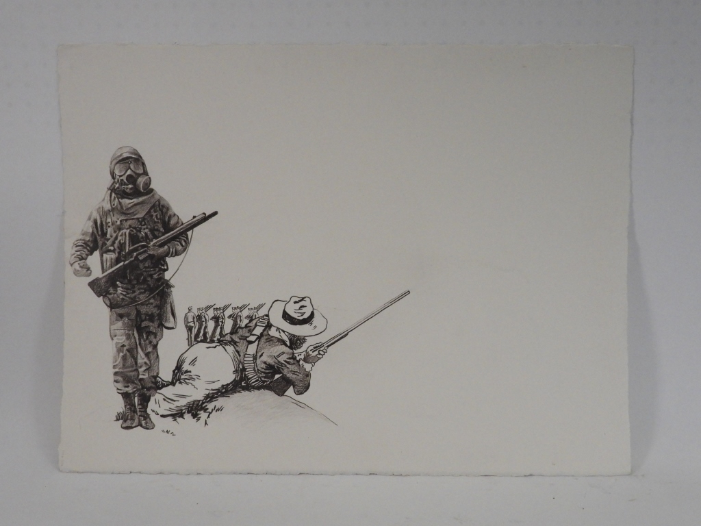 Mary Snowden | Mary Snowden Military Figure Illustration Drawing (1940 ...