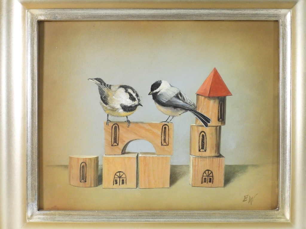 Elizabeth Watson | Elizabeth Watson Avian Trompe L'Oeil Painting ...