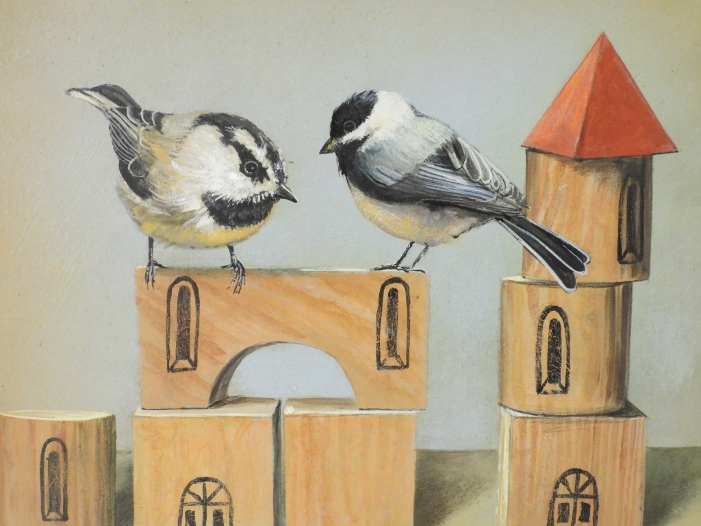 Elizabeth Watson | Elizabeth Watson Avian Trompe L'Oeil Painting ...