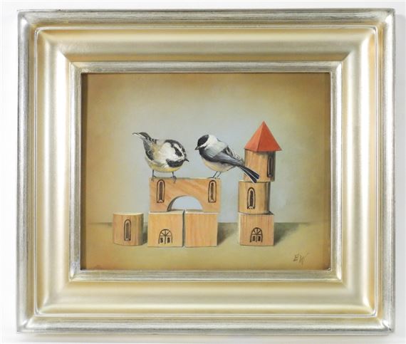 Elizabeth Watson | Elizabeth Watson Avian Trompe L'Oeil Painting ...