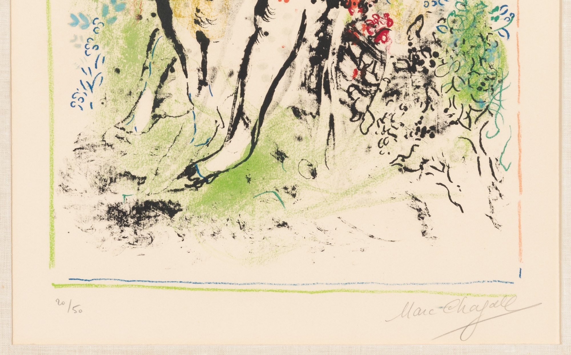 Marc Chagall | Color lithograph (1969) | MutualArt