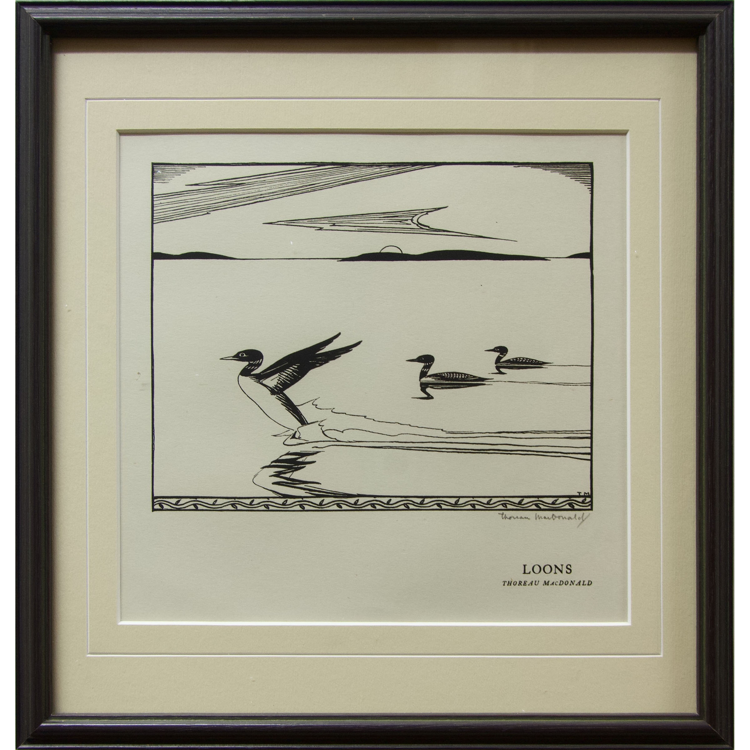 Thoreau MacDonald | LOONS | MutualArt