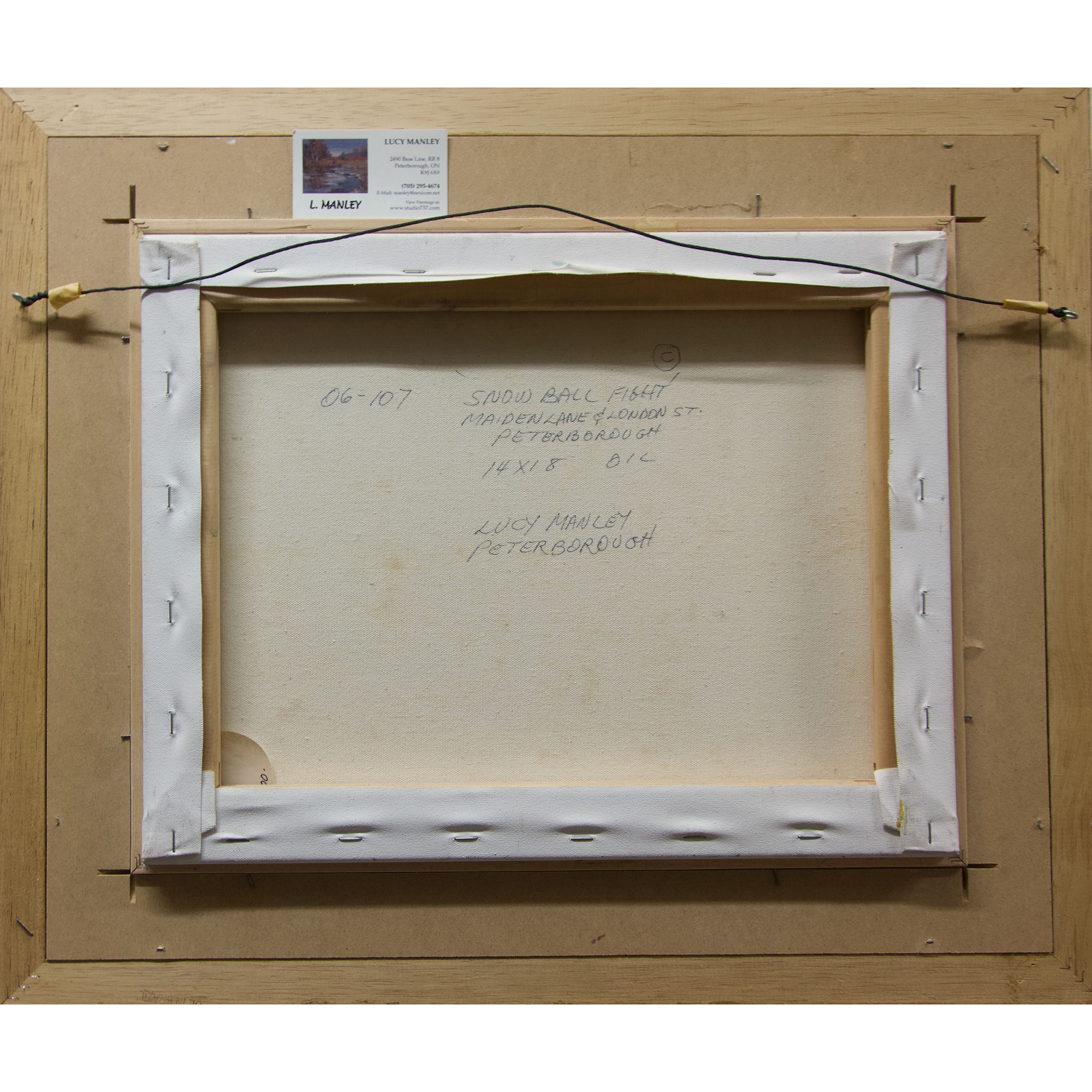 Lucy Manley | SNOW BALL FIGHT - MAIDEN LANE & LONDON ST., PETERBOROUGH ...