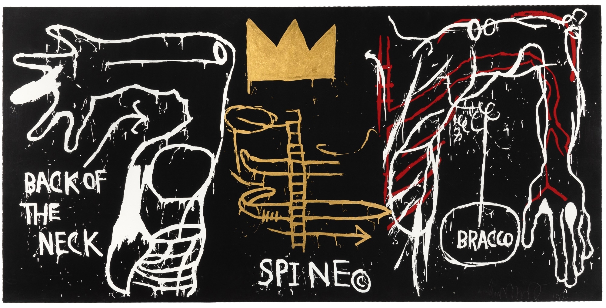 Jean-Michel Basquiat | Peter and the Wolf (1985) | MutualArt