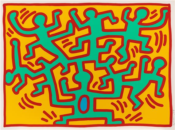 Keith Haring | Color screenprint (1988) | MutualArt
