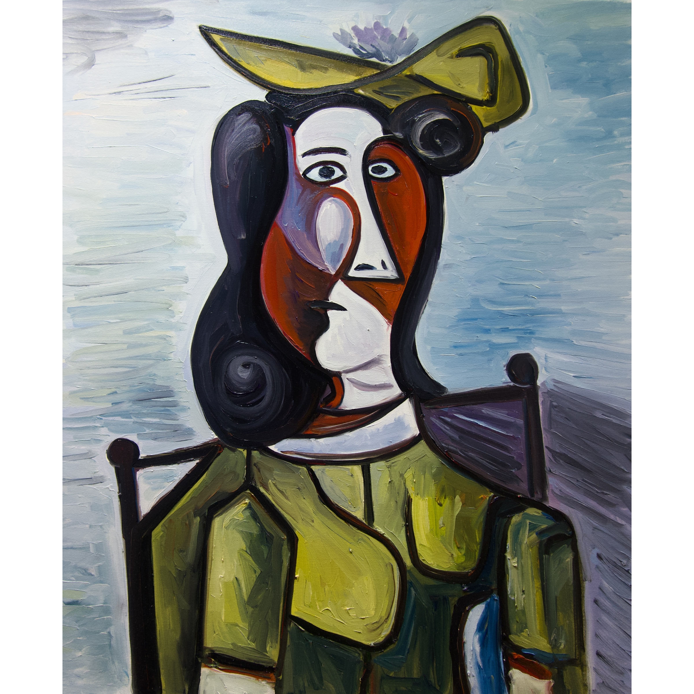 Pablo Picasso | PORTRAIT DE FEMME AU CHAPEAU ET À | MutualArt