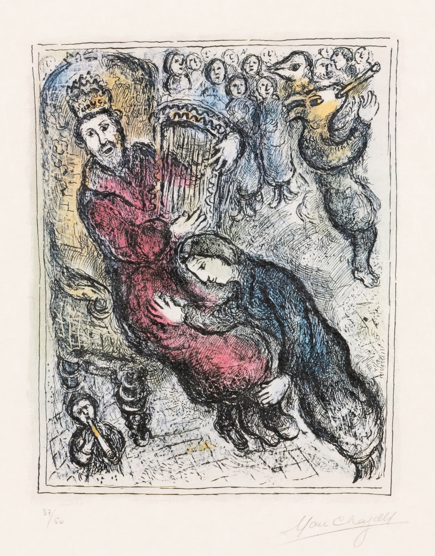 Marc Chagall | Color lithograph (1979) | MutualArt