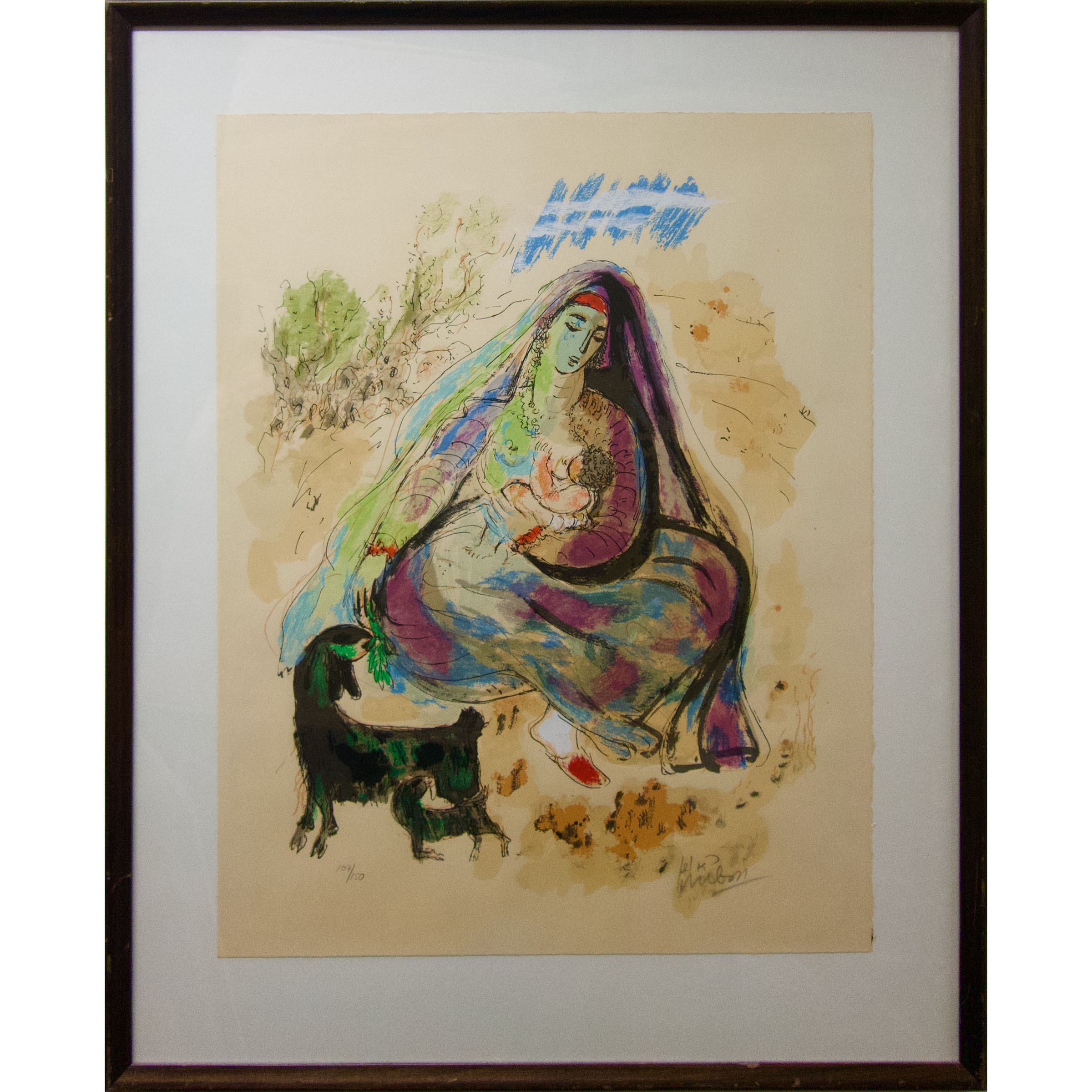 Reuven Rubin | Moses and the Burning Bush (1923) | MutualArt