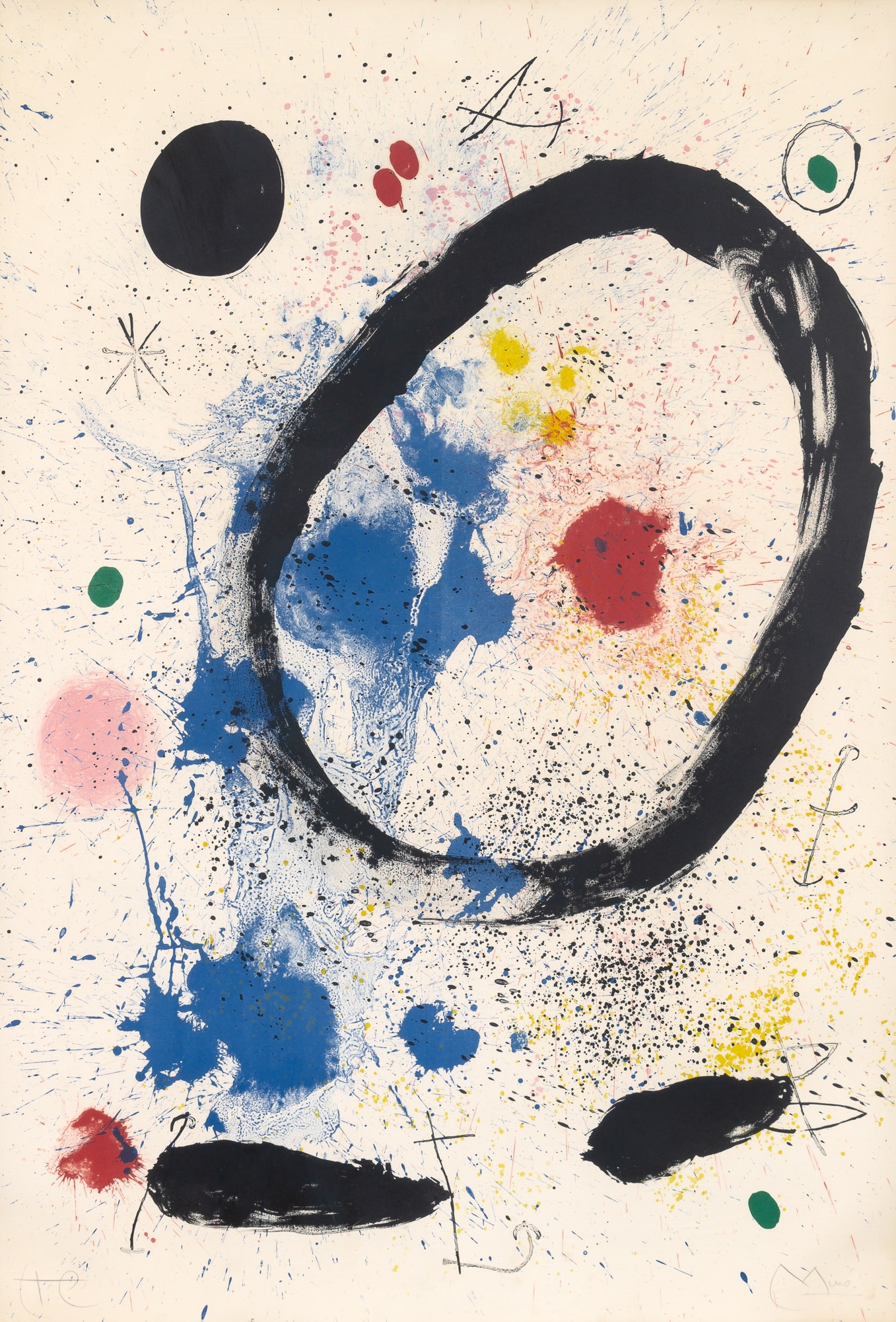 Joan Miró | Color lithograph (1964) | MutualArt