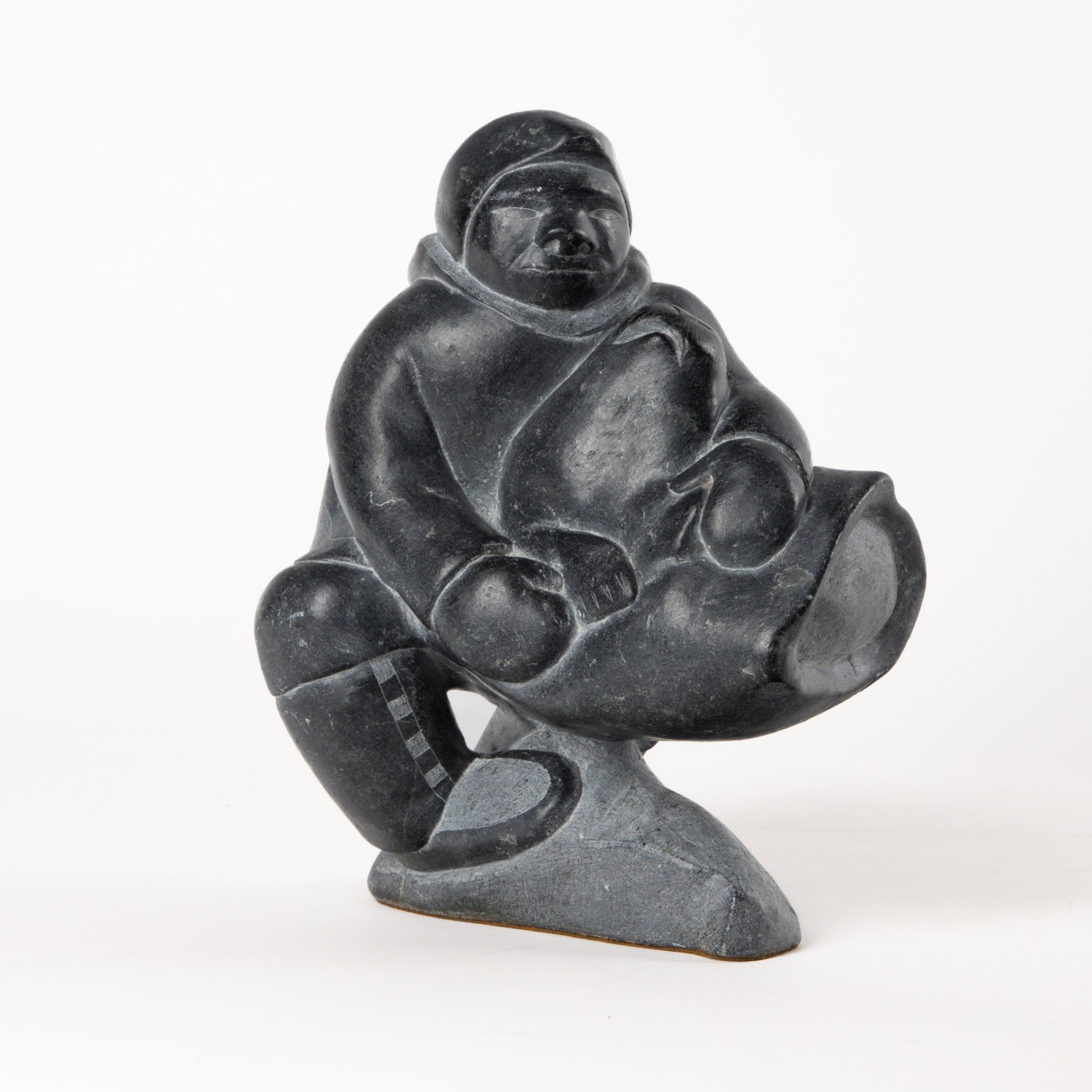 Lucassie Tookalook | MAN HOLDING SEAL, 1967 (1967) | MutualArt