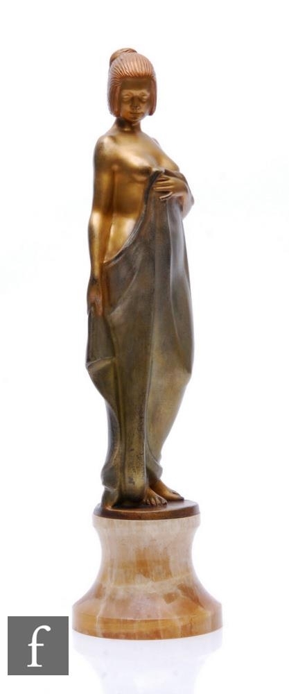 Josef Lorenzl | Josef Lorenzl - An early 1920s gilt patinated spelter ...